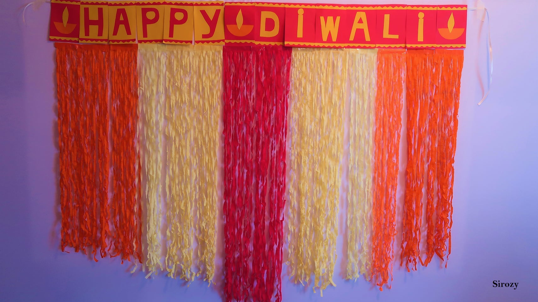 New 2021 Diwali backdrop with Happy Diwali banner - Sirozy